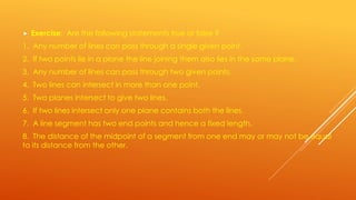 Chapter 1 ( Basic Concepts in Geometry ) | PPTX
