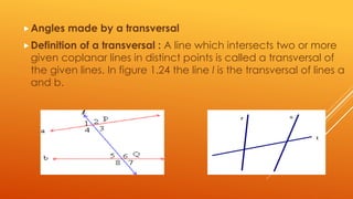 Chapter 1 ( Basic Concepts in Geometry ) | PPTX