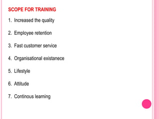 Chapter 1: EMPLOYEE TRAINING AND DEVELOPMENT | PPTX