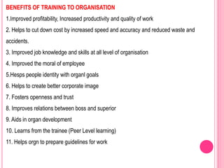 Chapter 1: EMPLOYEE TRAINING AND DEVELOPMENT | PPTX