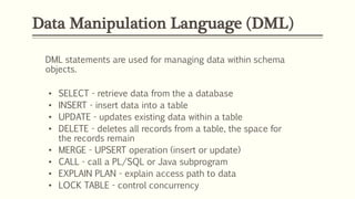 Database | PPTX | Databases | Computer Software and Applications