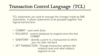 Database | PPTX | Databases | Computer Software and Applications