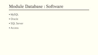 Database | PPTX
