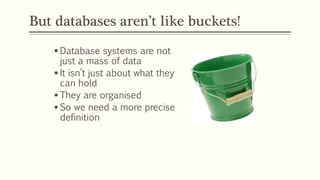 Database | PPTX | Databases | Computer Software and Applications