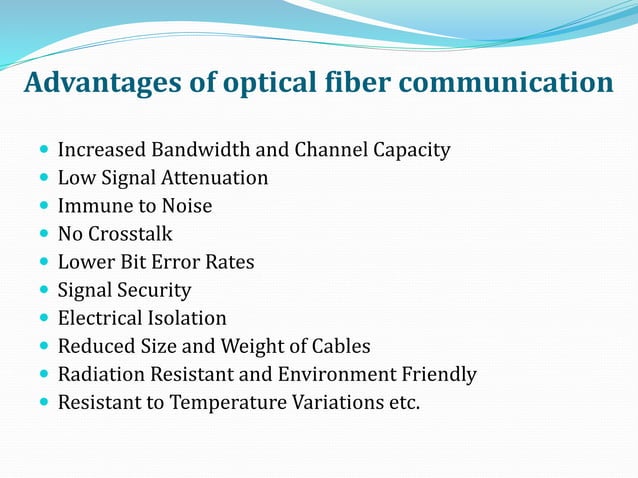 Optical Fiber communication | PPTX | Computer Networking | Computing
