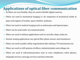 Optical Fiber communication | PPTX