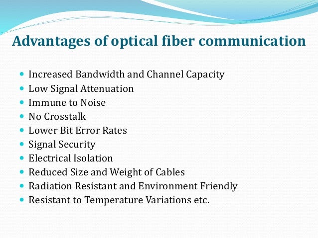 Optical Fiber communication
