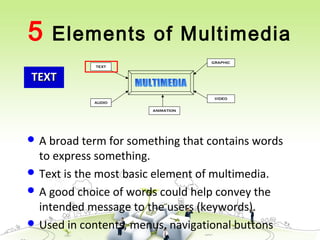 Chapter 1 : INTRODUCTION TO MULTIMEDIA | PPT