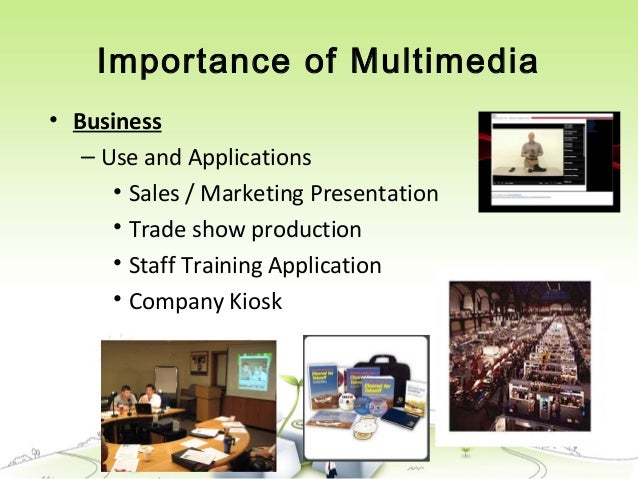 Chapter 1 : INTRODUCTION TO MULTIMEDIA