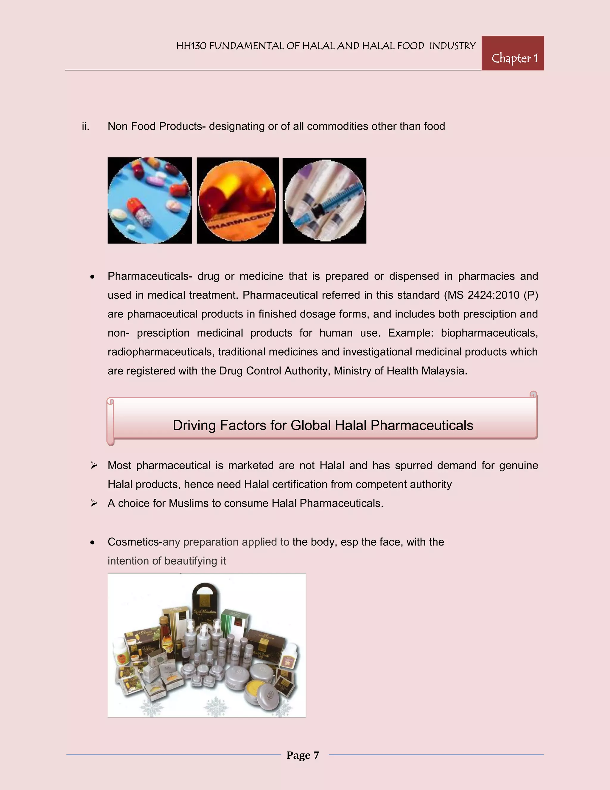 Fundamentals Of Halal And Halal Food Industry Chapter 1 | PDF