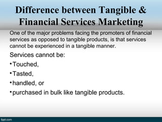 Marketing Financial Services | PPT