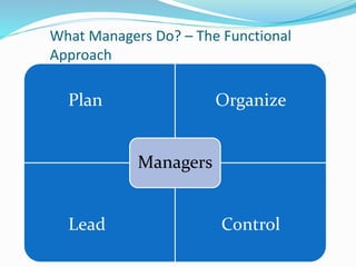 introduction to management and organization | PPTX