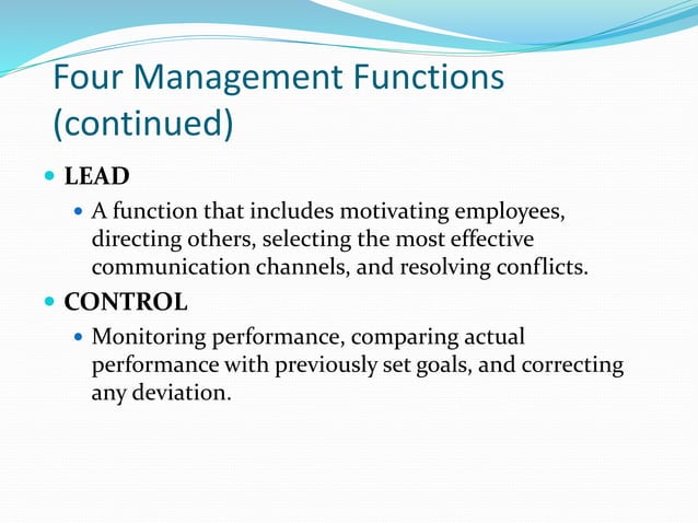 introduction to management and organization | PPTX