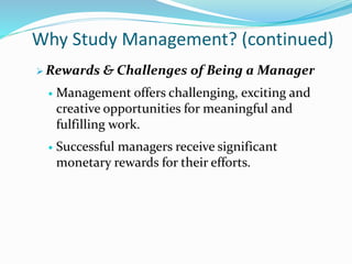 introduction to management and organization | PPTX