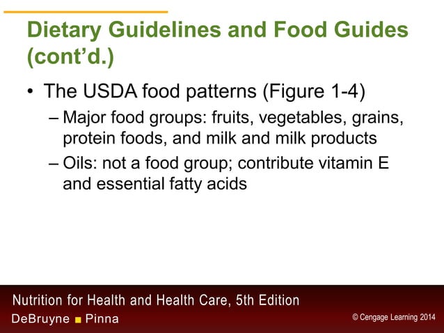 Chapter 1 - Overview of Nutrition and Health | PPT