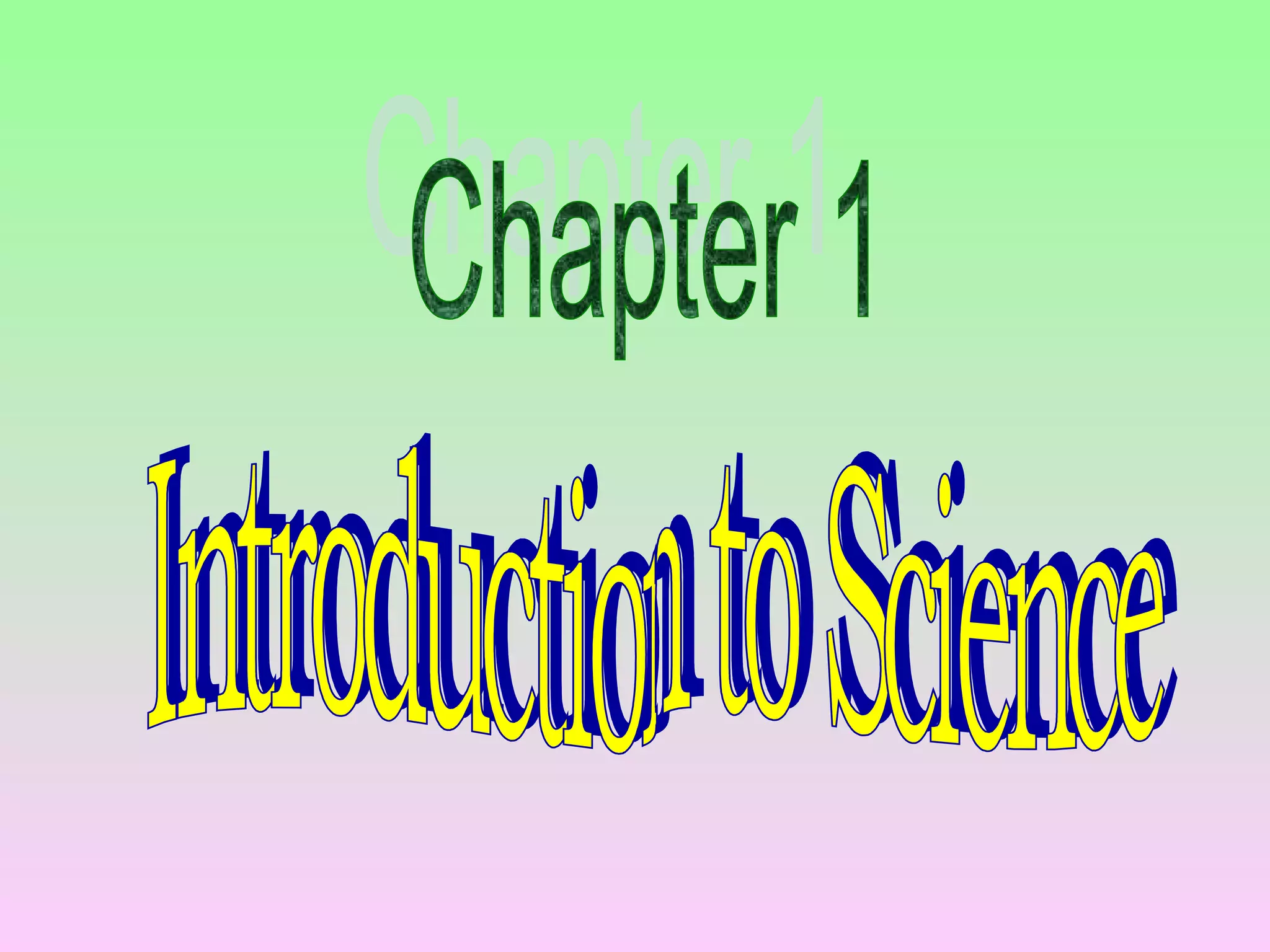 Form 1 Science Chapter 1.1 | PPT
