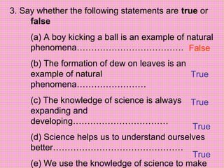 Form 1 Science Chapter 1.1 | PPT