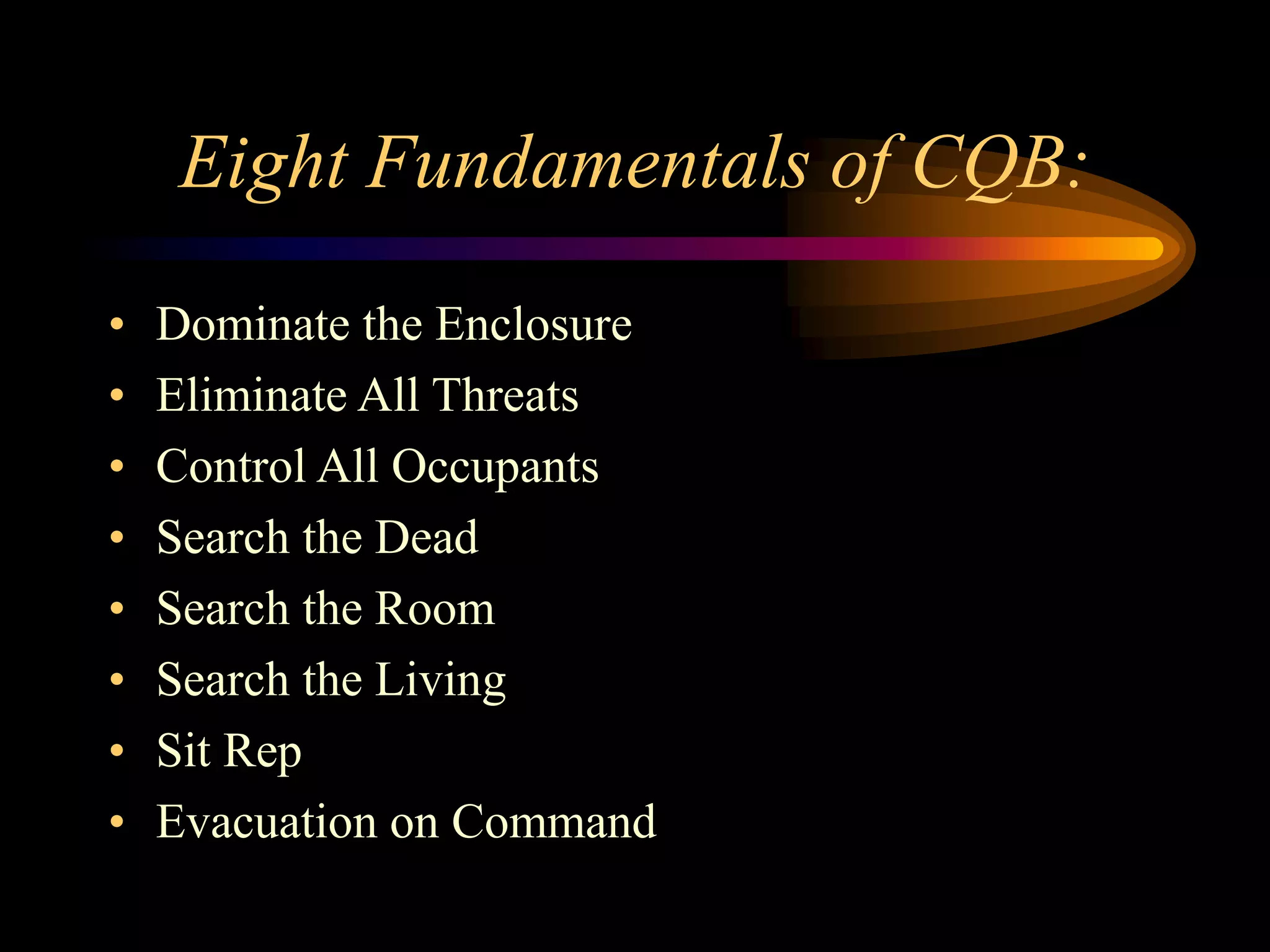CQB 101 | PDF