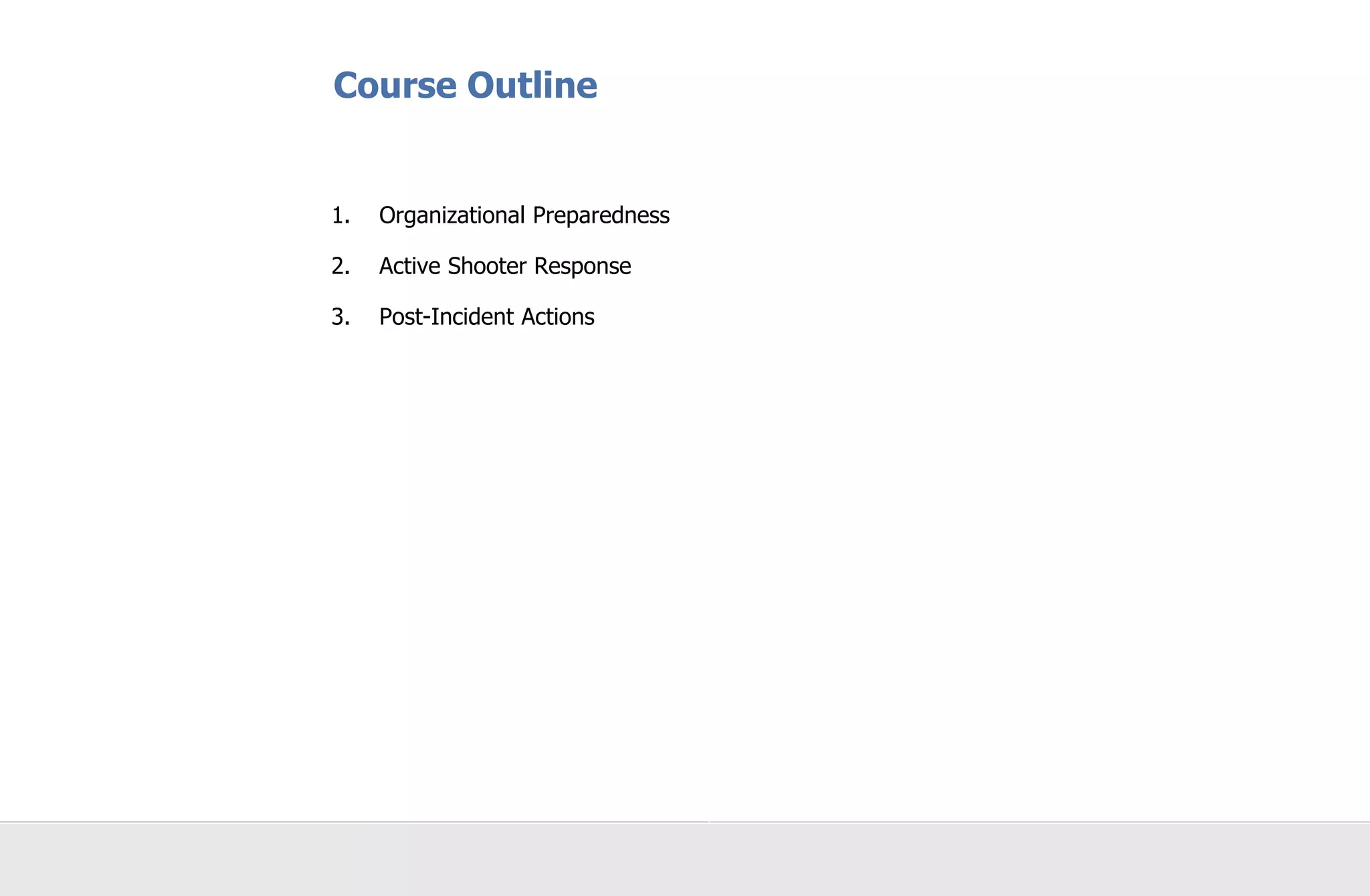 Active Shooter Preparedness | PDF