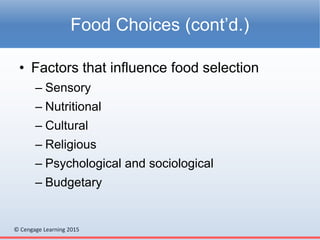 Chapter 1 - Food Selection | PPTX