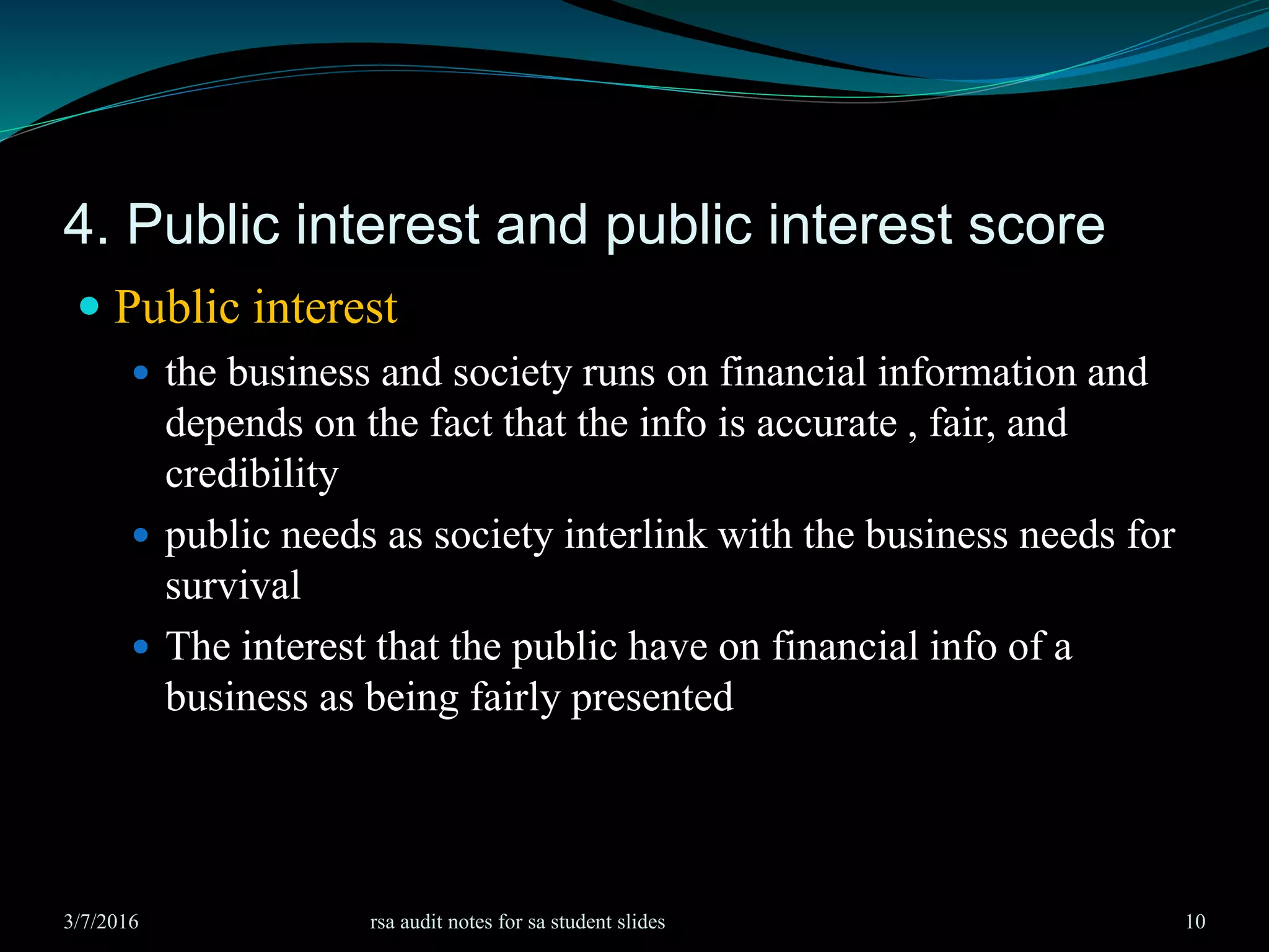 Chapter 1.auditing notes for an auditing students rsa | PPTX