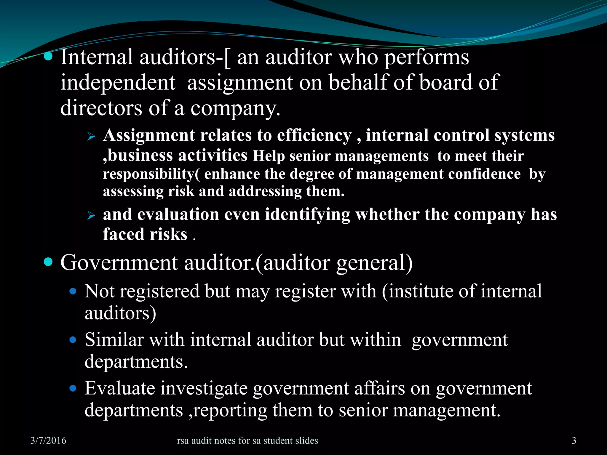 Chapter 1.auditing notes for an auditing students rsa | PPTX