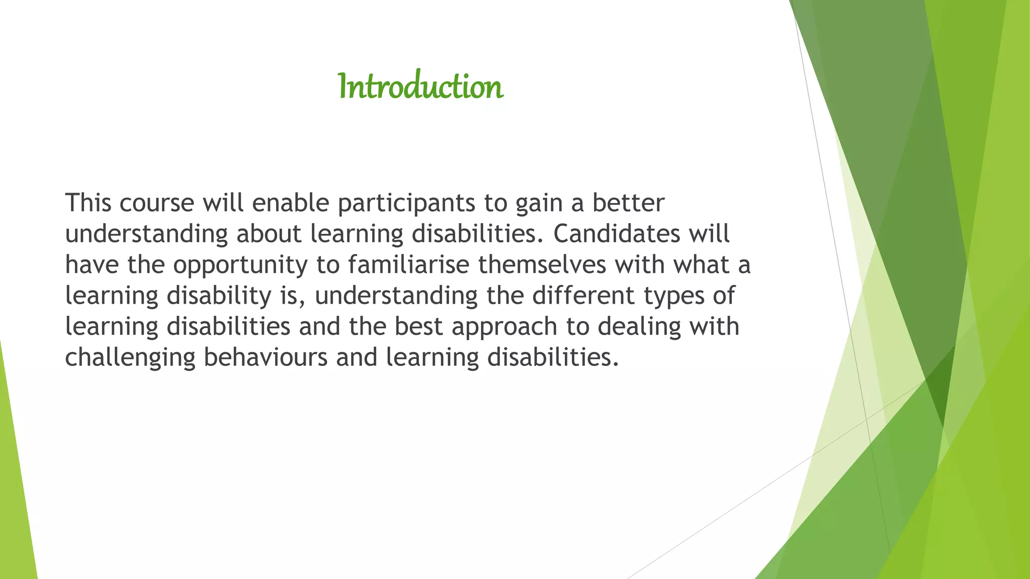 Learning Disability | PPT
