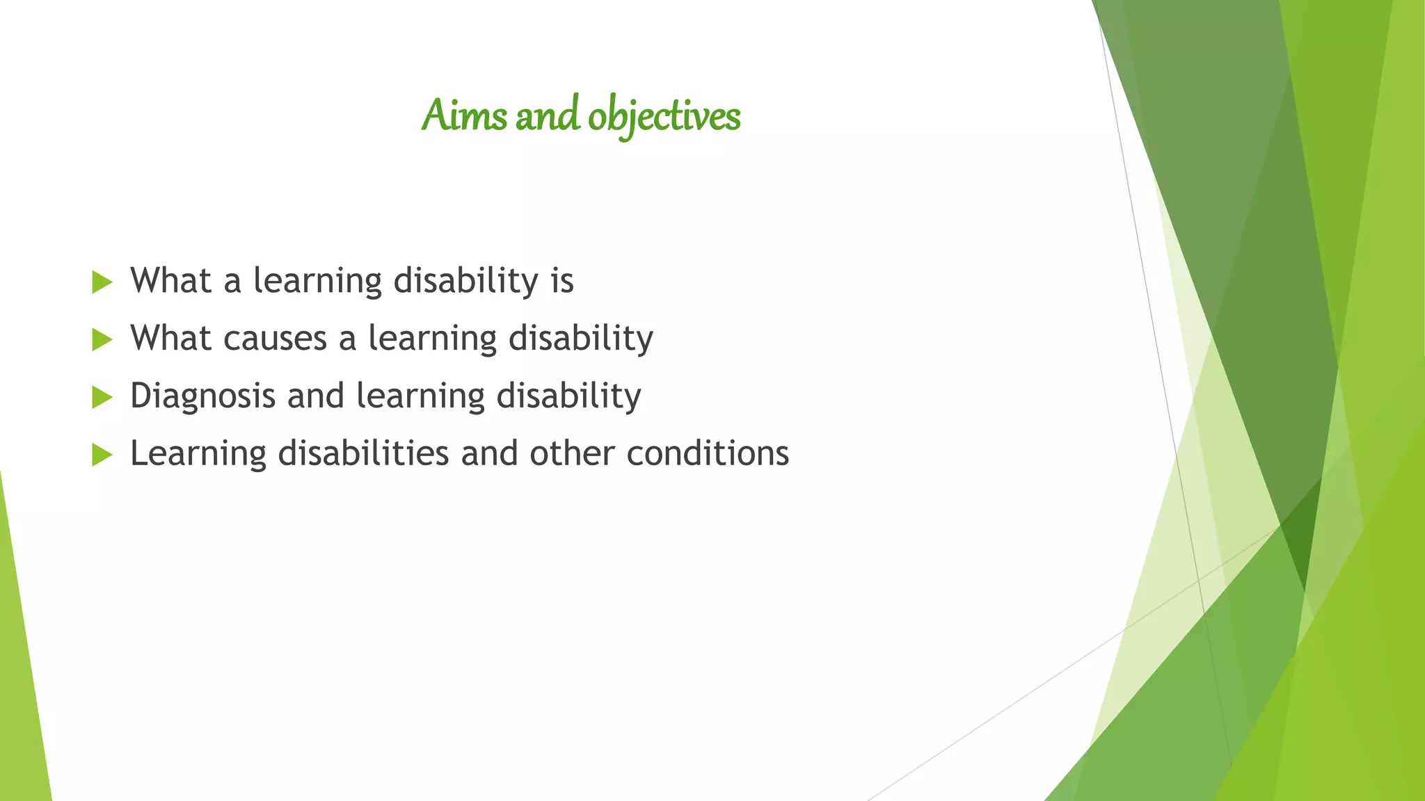 Learning Disability | PPT