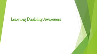 Learning Disability | PPT