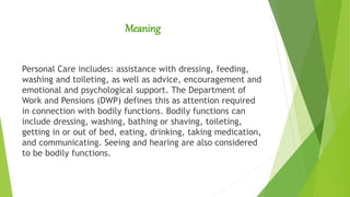 Personal Care | PPTX