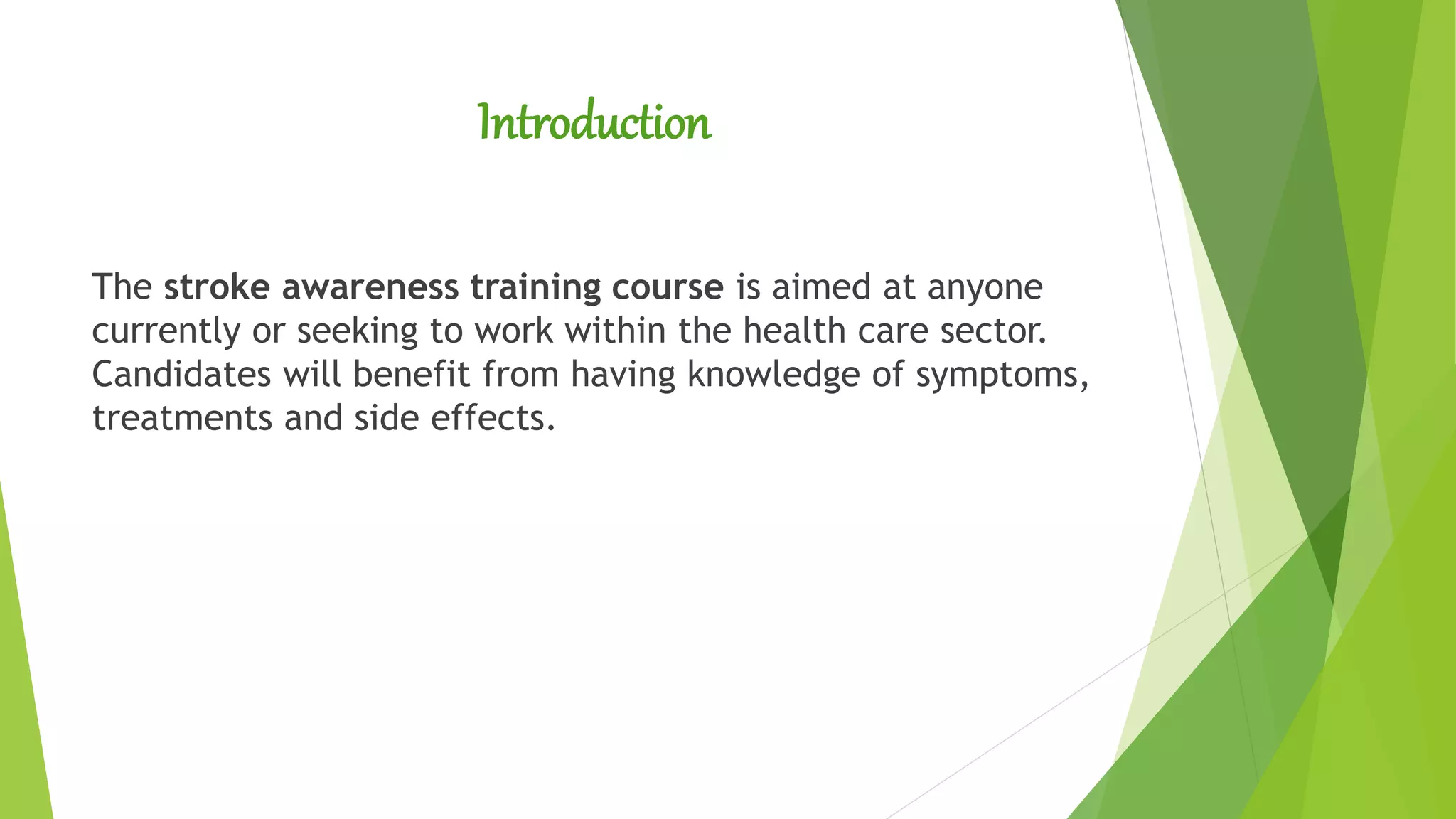 Stroke Awareness | PPTX