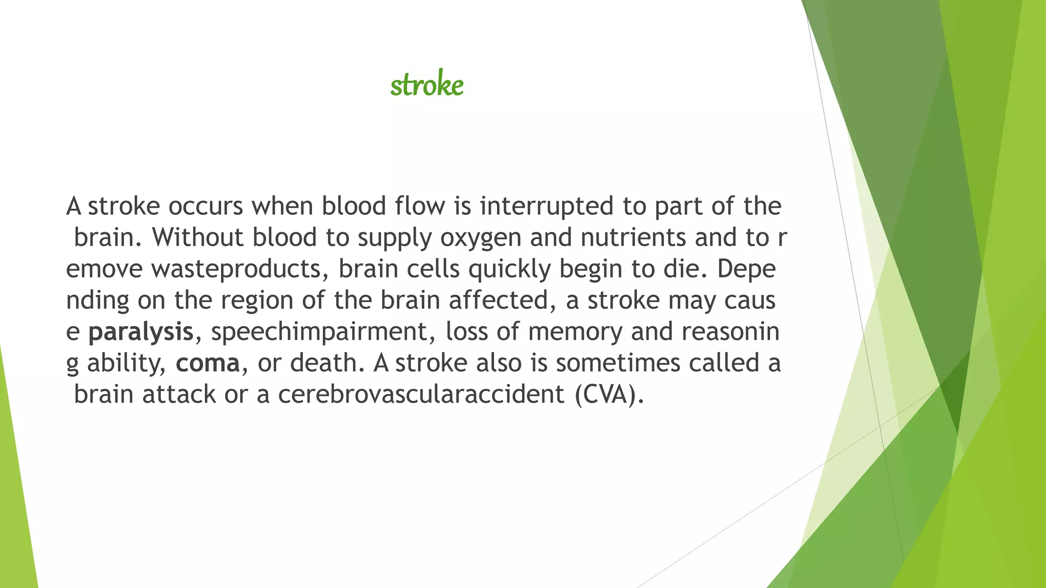 Stroke Awareness | PPTX