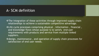 introduction to ESCM | PPTX