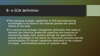 introduction to ESCM | PPTX