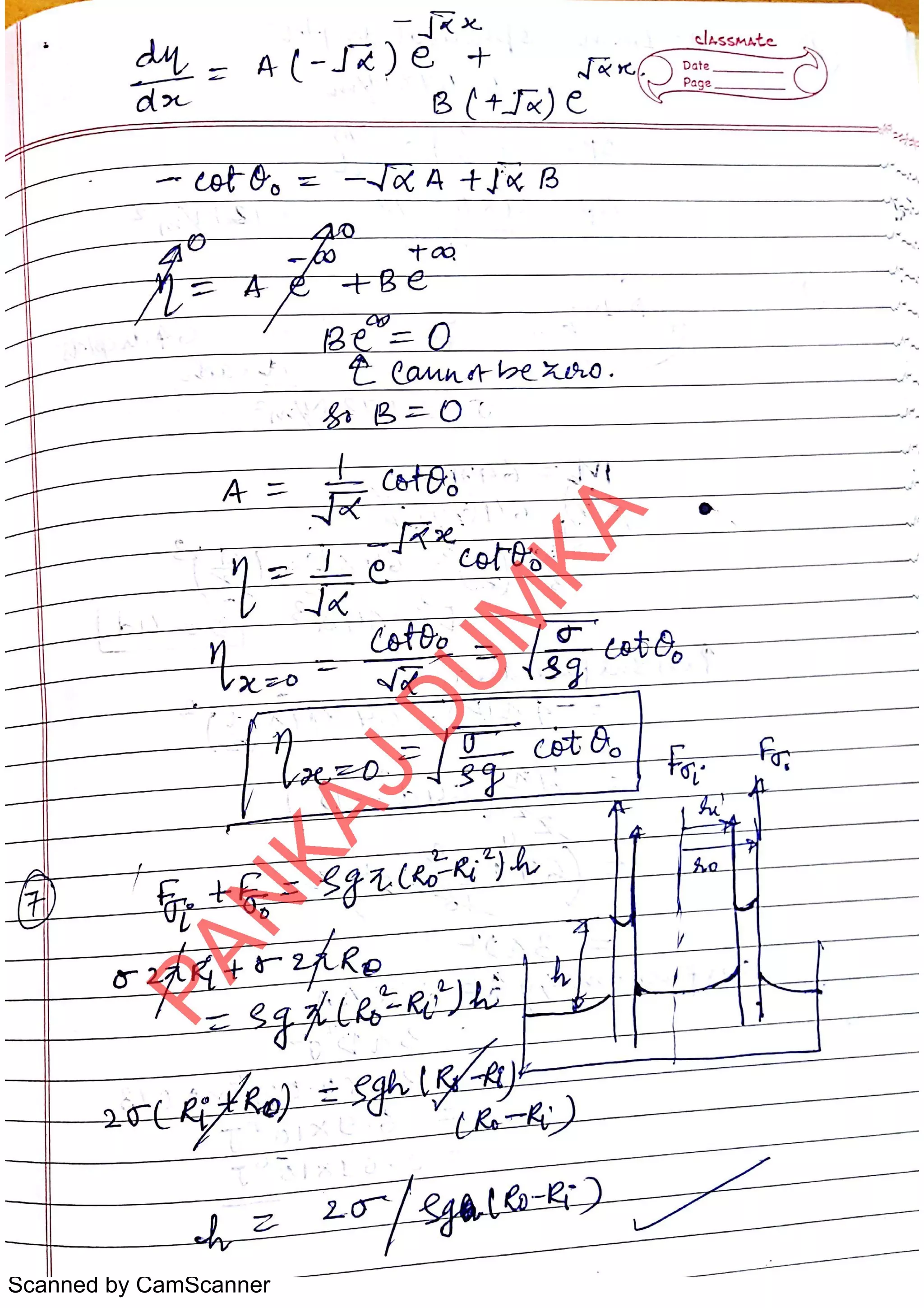 solution of introductoin to fluid mechanics and machines(Prof. Som and Prof. Biswas) Chapter 1 | PDF