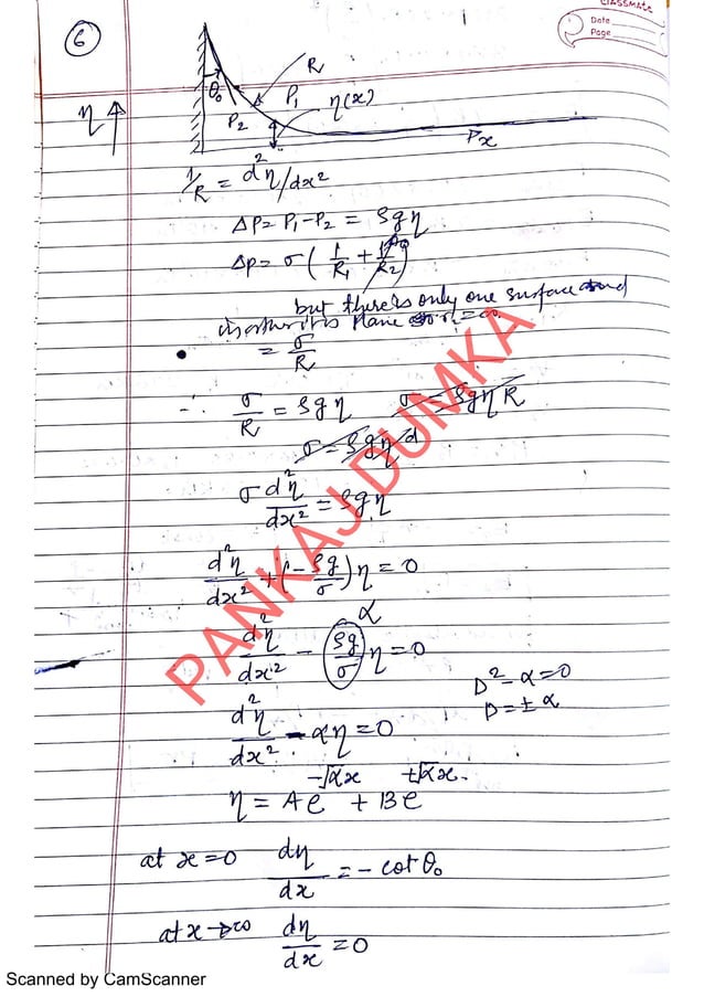 solution of introductoin to fluid mechanics and machines(Prof. Som and Prof. Biswas) Chapter 1 | PDF