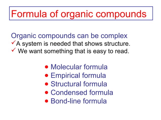 Introduction of organic chemistry | PPT