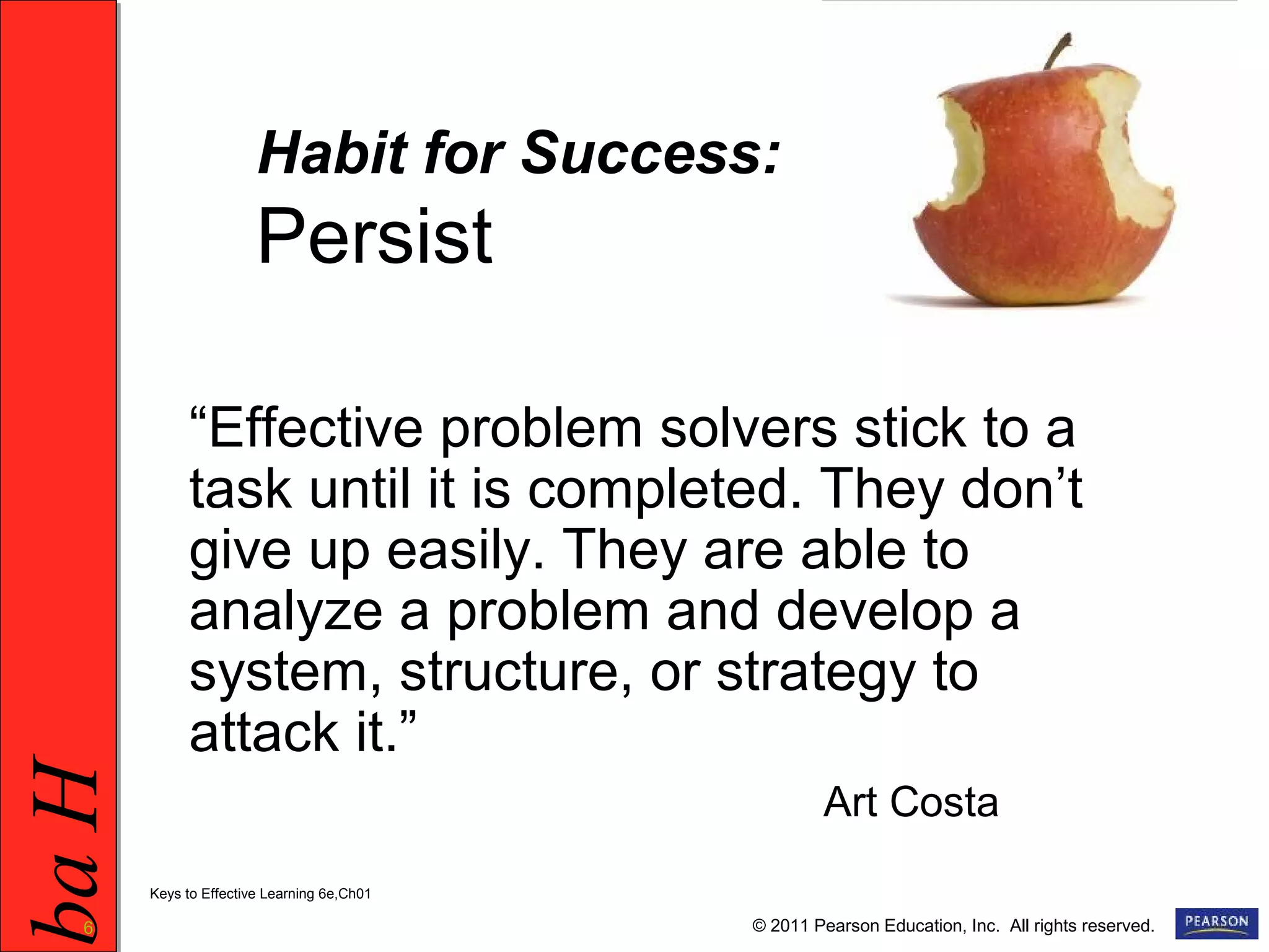 Habits for success: Reality check | PPT
