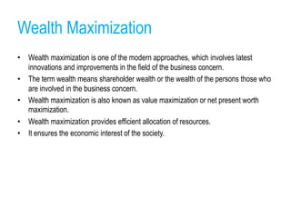 Chapter 1 Introduction to Financial Management | PPTX