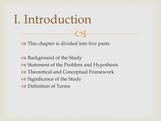 Chapter 1 Introsduction | PPTX