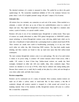 project report on automatic rain wiper | DOCX