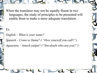TRANSED Chapter 1 Form and Meaning | PPT