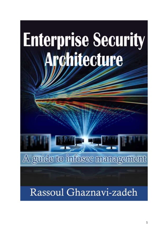 Enterprise Security Architecture, InfoSec Management Guide | PDF