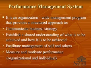 Performance Management System | PPT