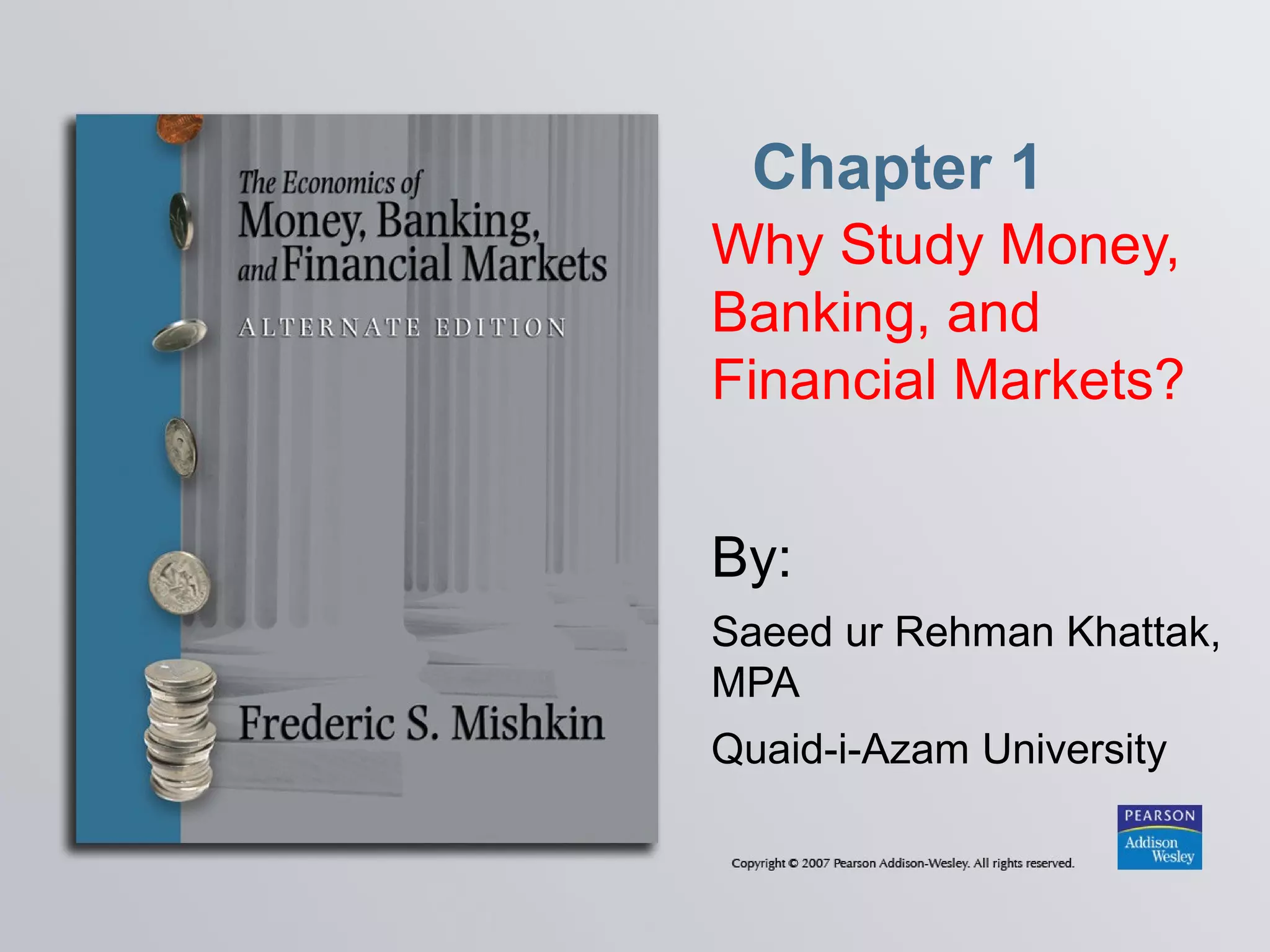 Why study Money, Banking and Finance | PPT