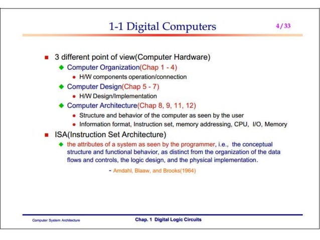 Computer Organisation Design | PPT