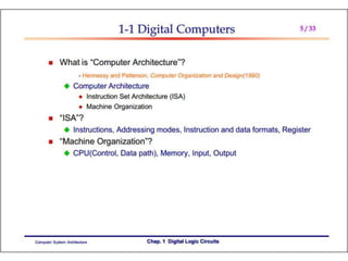 Computer Organisation Design | PPT