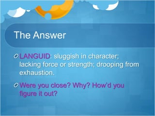 Lecture: Ten Steps Chapter 1: Vocabulary in Context (Revised) | PPTX