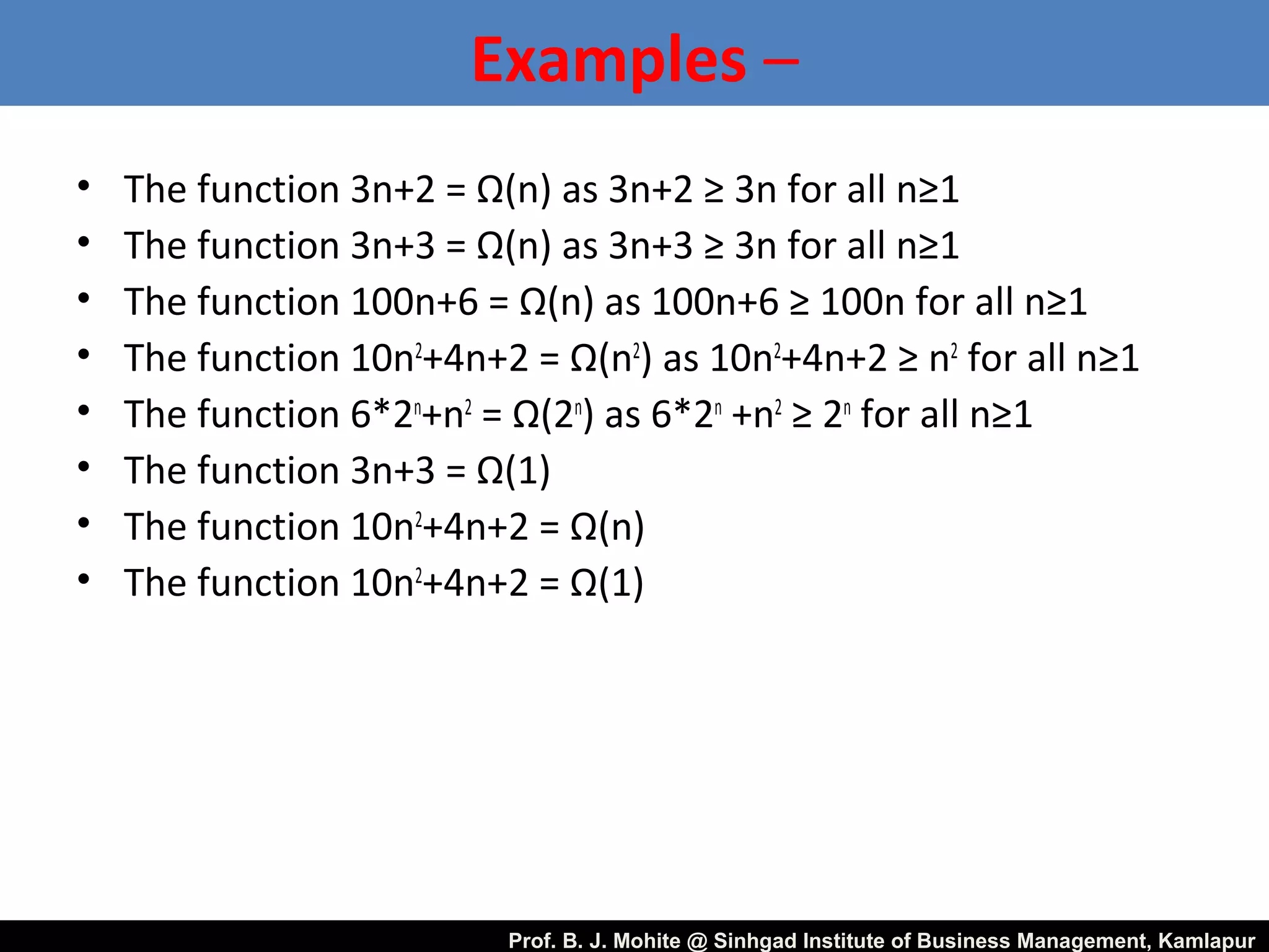 Design And Analysis Of Algorithm By Dr B J Mohite Ppt Programming Languages Computing