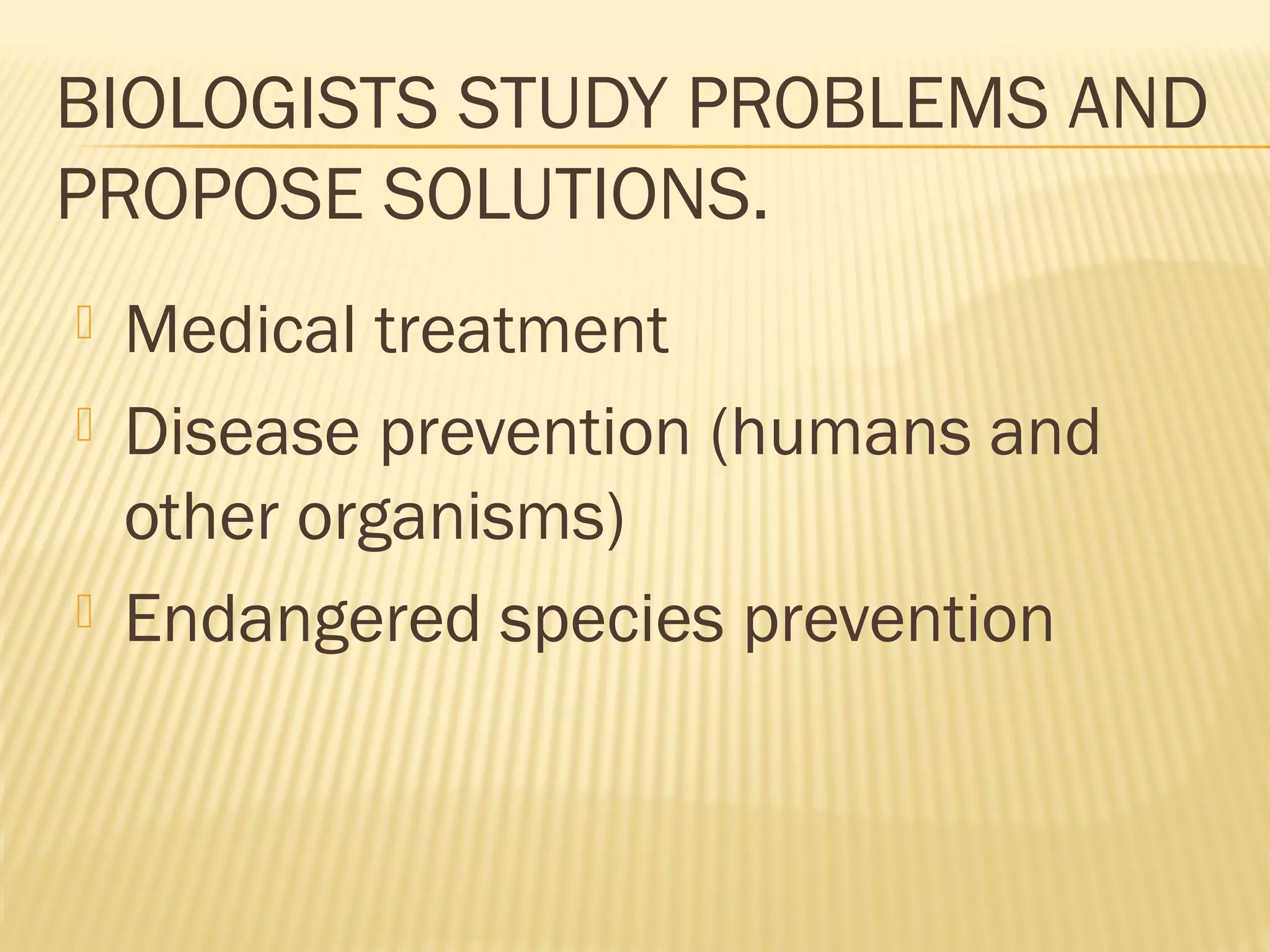 Glencoe Biology Chapter 1 Biology: The Study of Life | PPT